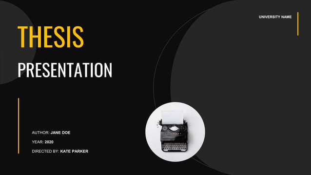 Rea - Thesis Master Presentation Template.pptx | Science