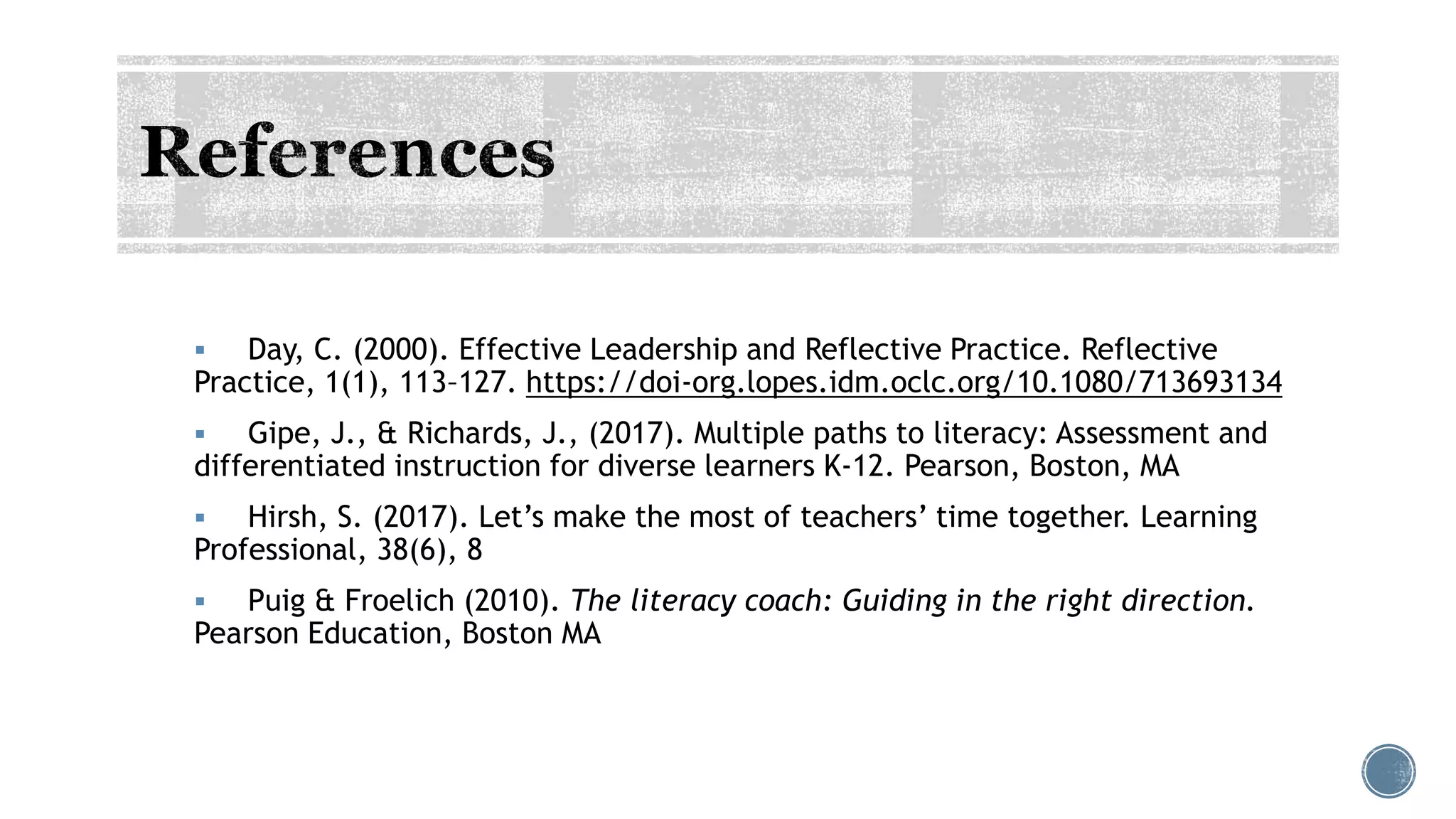 Literacy Work Sample | PPTX