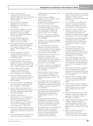 Reaccion anafilactica | PDF | First Aid | Injuries