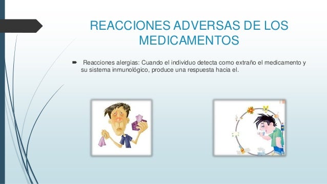 Reacciones adversas de los medicamentos