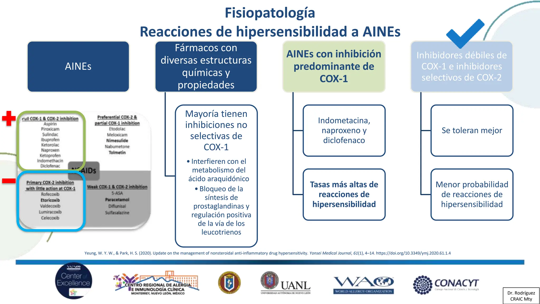 Sesión Académica del CRAIC "Reacciones de hipersensibilidad a AINEs" | PDF