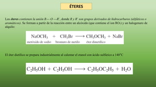 Reacciones Funciones Orgánicas Oxigenadas | PDF