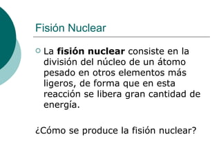 Reacciones nucleares | PPT