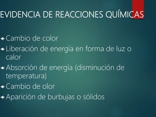 Reacciones químicas | PPT | Descarga Gratuita