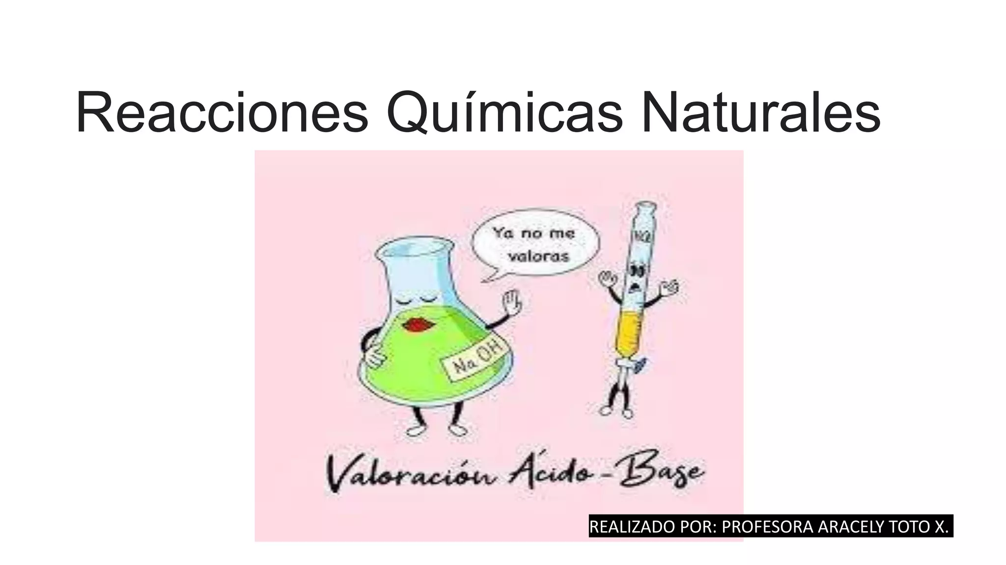 Reacciones Quimicas De La Naturalezapptx