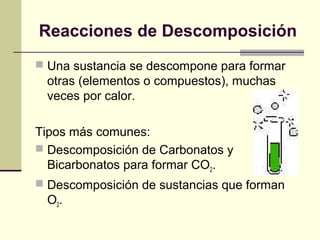 Reacciones químicas | PPT