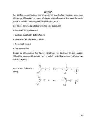 Reacciones y compuestos quimicos | DOCX
