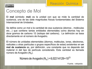 Reaccion quimica III | PPTX