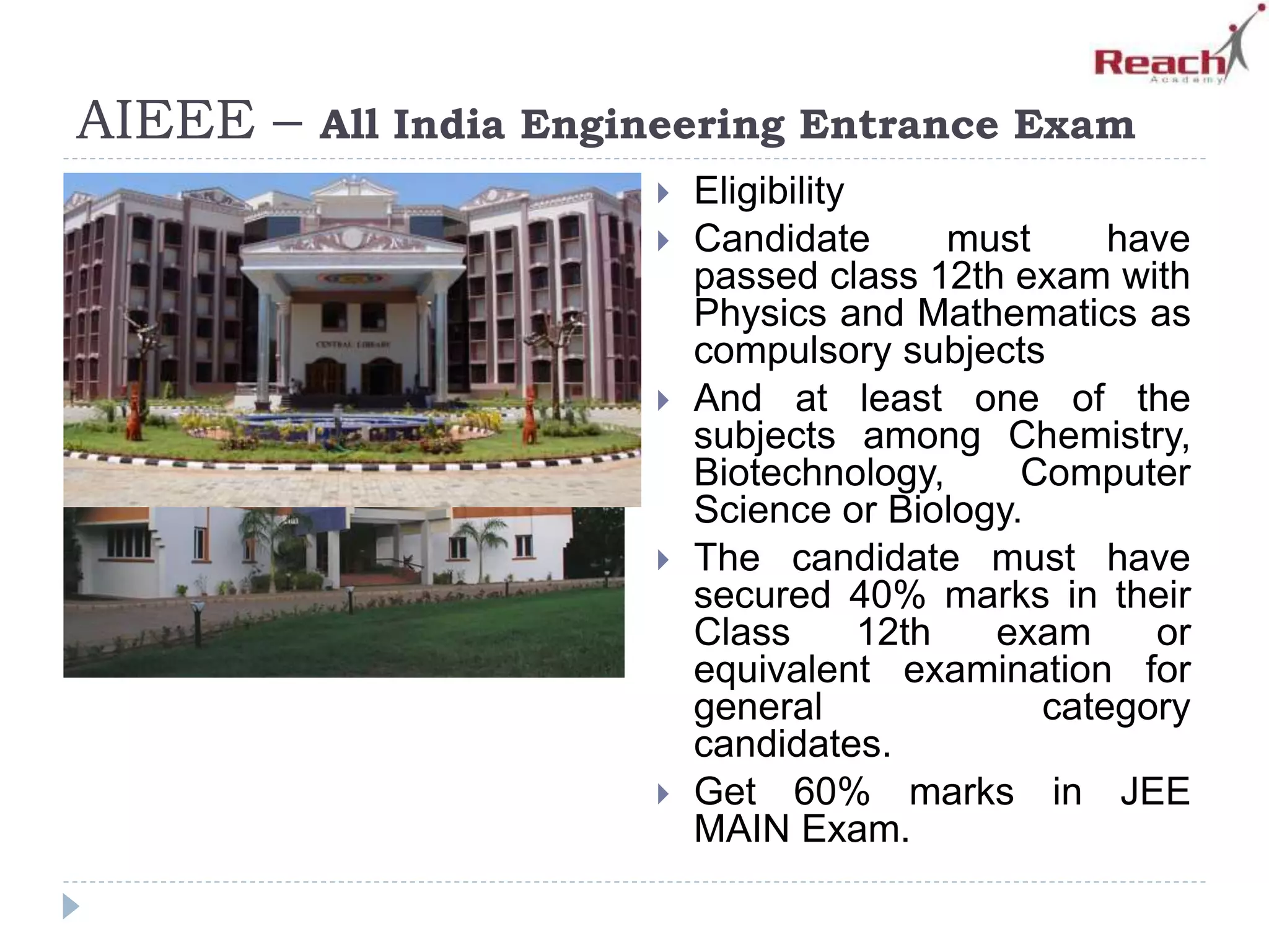 Reach-both NEET & IIT JEE.pptx | Education industry | Industries