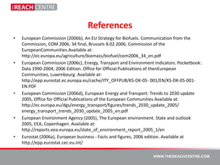 overview of the EU Oil industry | PPTX