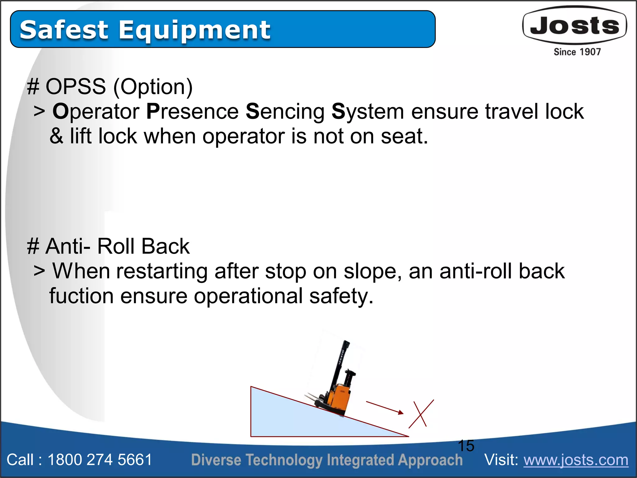 Jost’s Electric Reach Trucks are powerful and energy efficient | PDF
