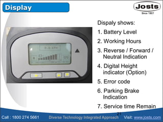 Jost’s Electric Reach Trucks are powerful and energy efficient | PDF