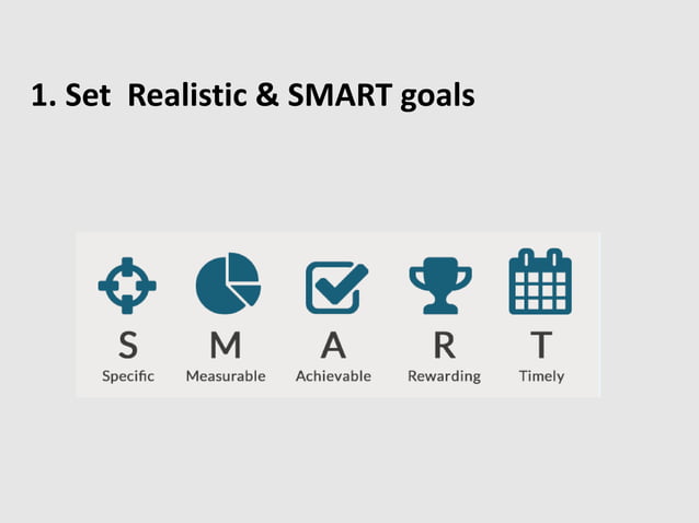 HOW TO SET REACHABLE GOALS | PPT