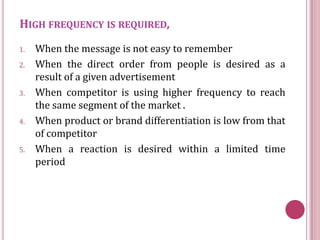 Reach, frequency & impact | PPTX