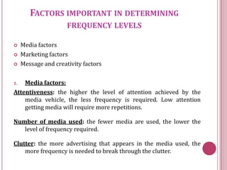 Reach, frequency & impact | PPTX