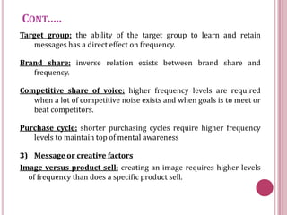 Reach, frequency & impact | PPTX