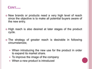 Reach, frequency & impact | PPTX