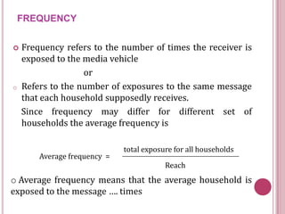 Reach, frequency & impact | PPTX