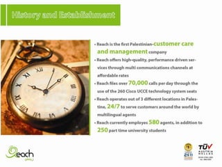 Reach Call Center and Customer Care | PPTX