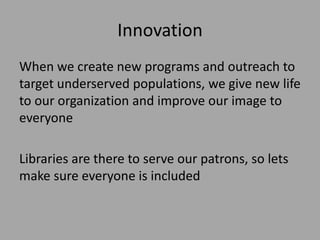 Reaching underserved student populations | PPTX