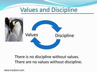 Reaching Discipline Through Values | PPSX
