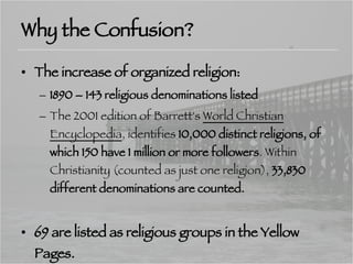 Reaching Out To A Confused World | PPT