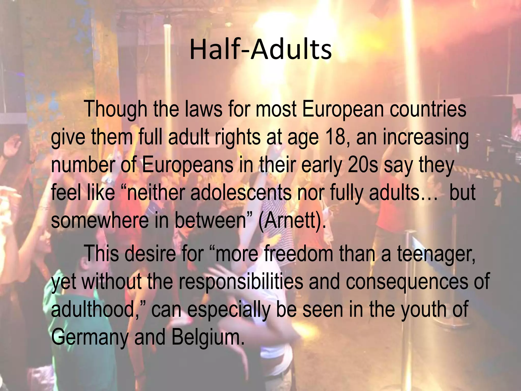 Reaching Adulthood Across the Globe | PPTX