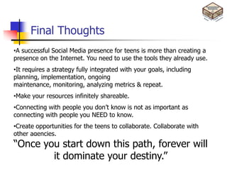 Reaching Teens through Social Media | PPT