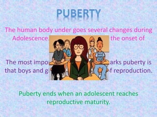 Reaching the age of adolescence | PPSX