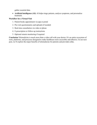 Reach Lifestyle Programs Reviews How Telemedicine Works Real-Time Care ...