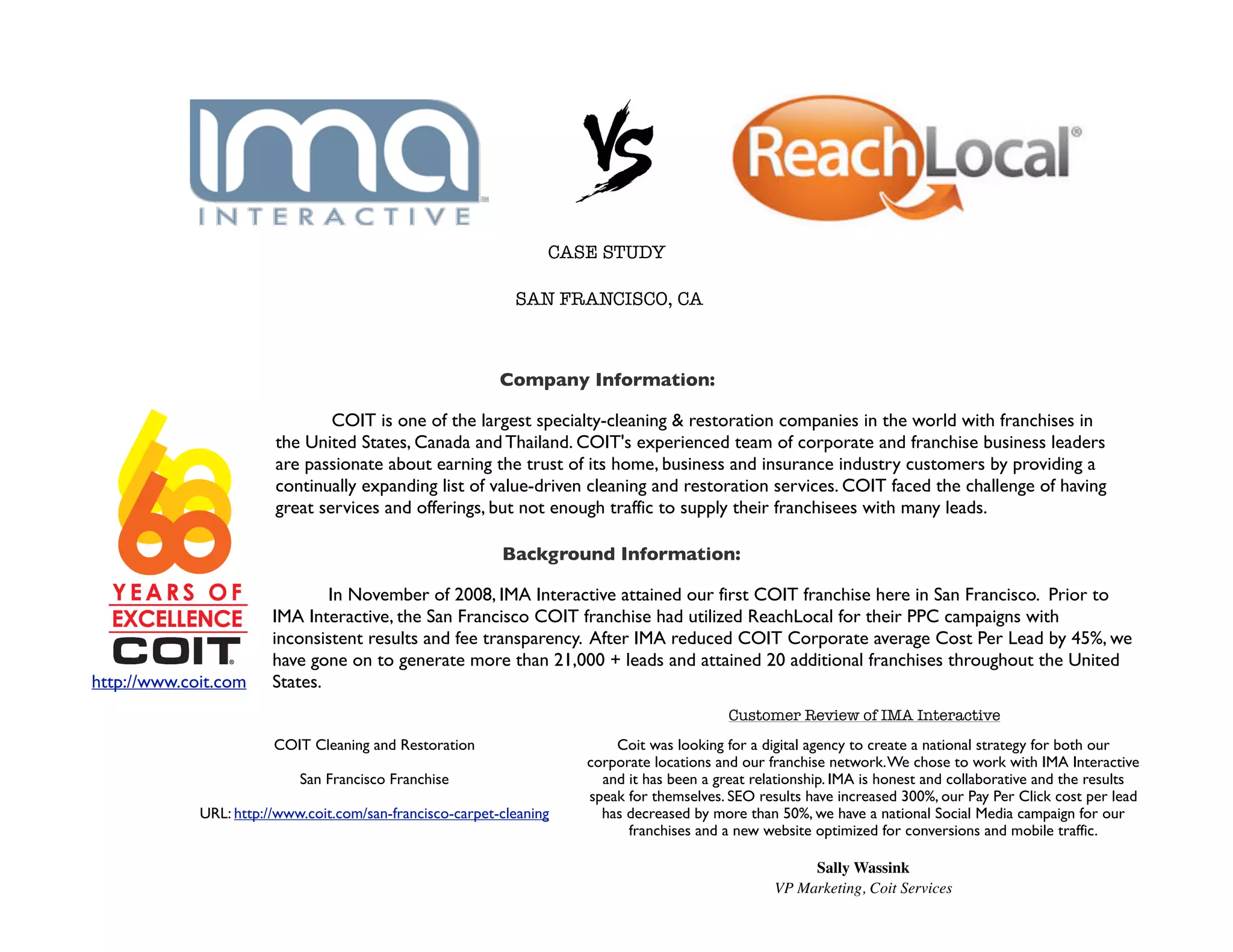 ReachLocal Case Study | PDF