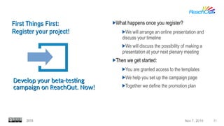 ReachOut presentation | PDF