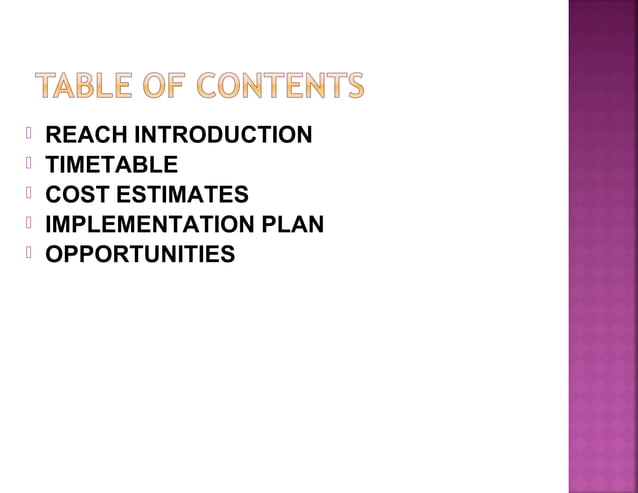 REACH | PPT | Chemistry | Science