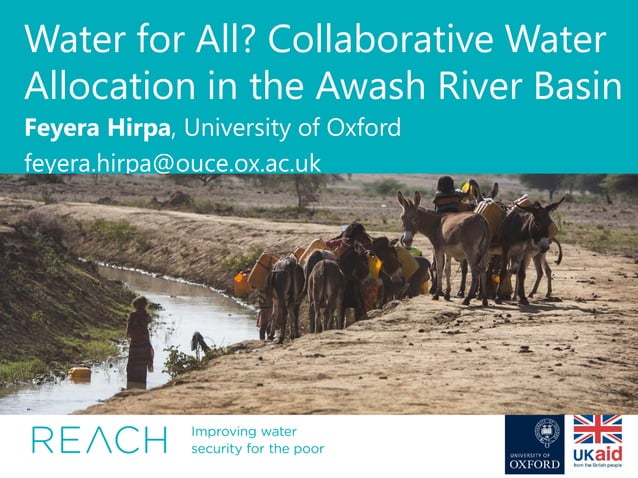 Water for All? Collaborative Water Allocation in the Awash River Basin ...