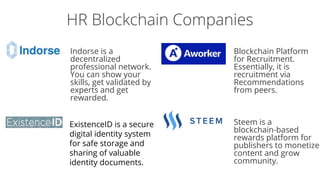 Blockchain in HR | PDF