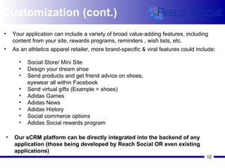Reach Social - 2007 (Working) Social CRM Tool Built by Tommy Marks | PPT