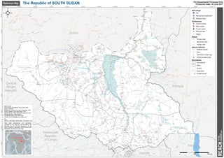 South Sudan Reference map | PDF