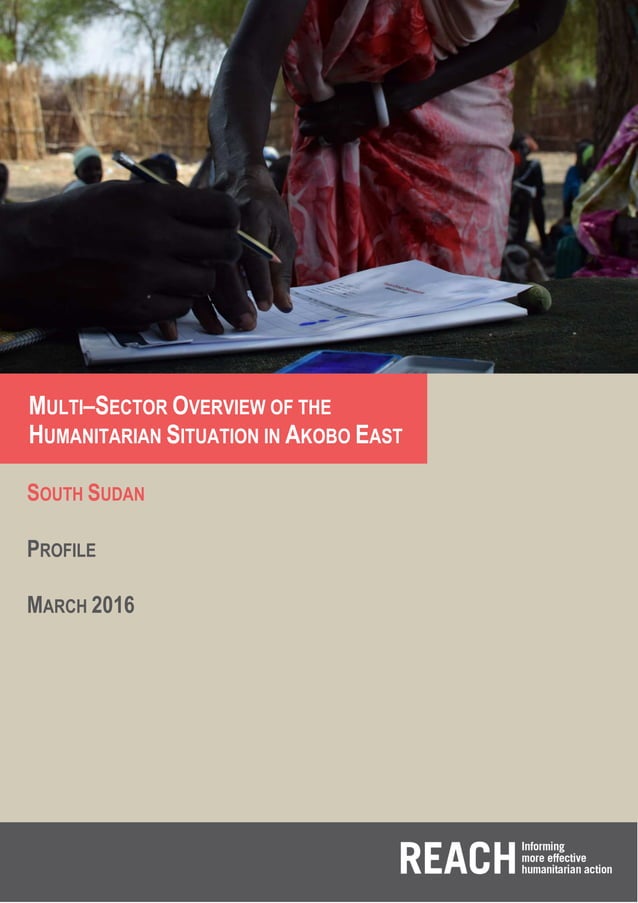 Akobo multisectoral overview mar 2016 | PDF