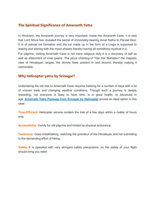 Reach the Sacred Amarnath Cave Faster by Helicopter via Srinagar.pdf