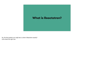 Reactotron - A Debugging Agent | PPT