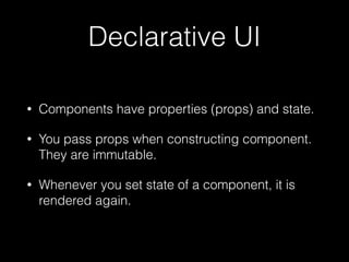 React.js - and how it changed our thinking about UI | PPT