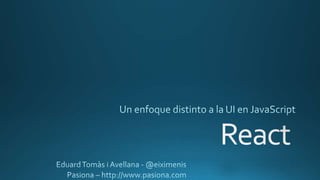 Introducción a ReactJS | PPT