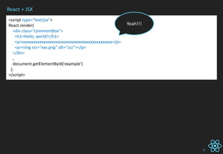 React Facebook JavaScript Library | PDF | Web Development | Internet