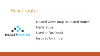 React, Flux and more (p1) | PPTX