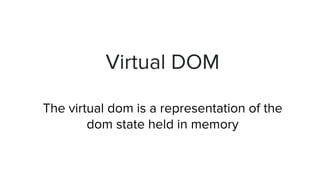 React: High level overview for backend developers | PPT
