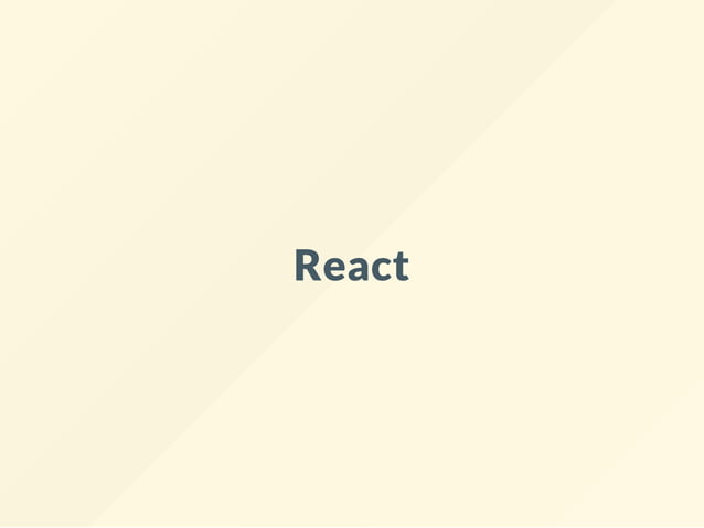 React | PPT