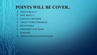 Basic React Knowledge. | PPTX