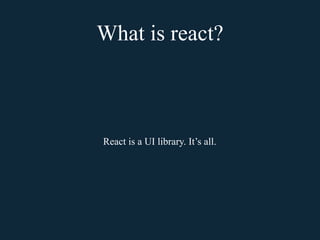 Intoduction to React | PPT