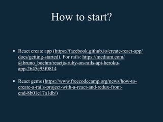 Intoduction to React | PPT