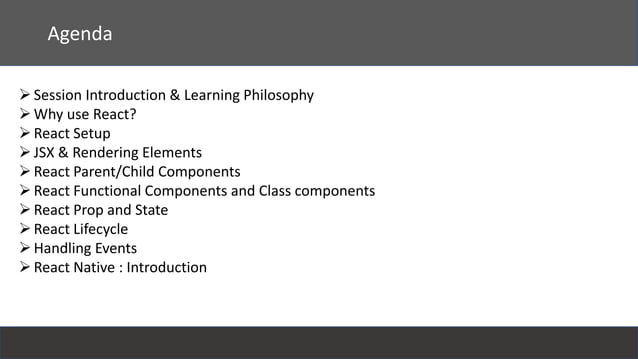 React - Start learning today | PPT